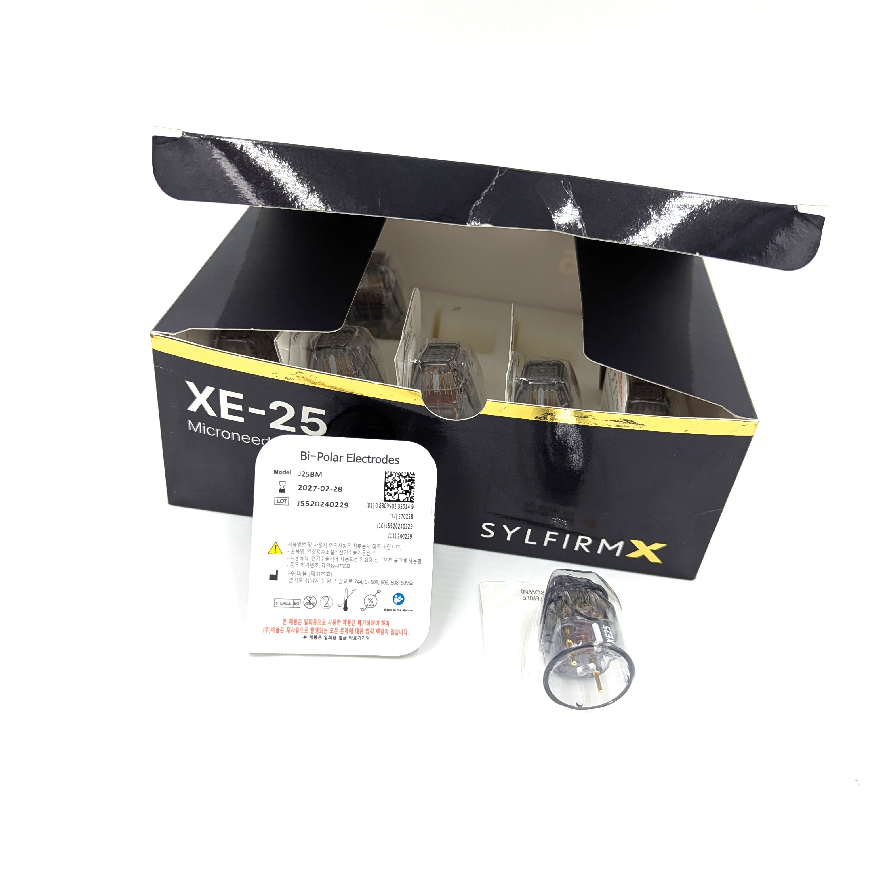 SylfirmX XE-25 RF Micro-needling Tips Bi-Polar Electrode KR Exp 2027